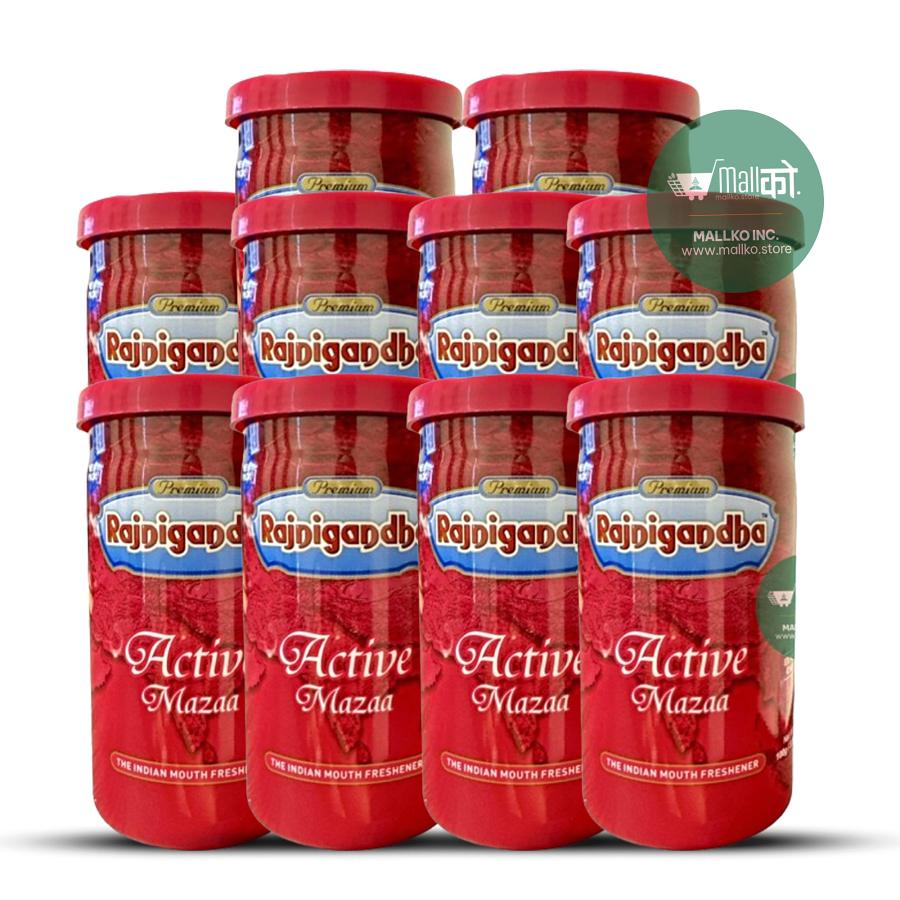 10pk Rajnigandha Active Mazaa 100gm #60155 | DesiClik.com, USA